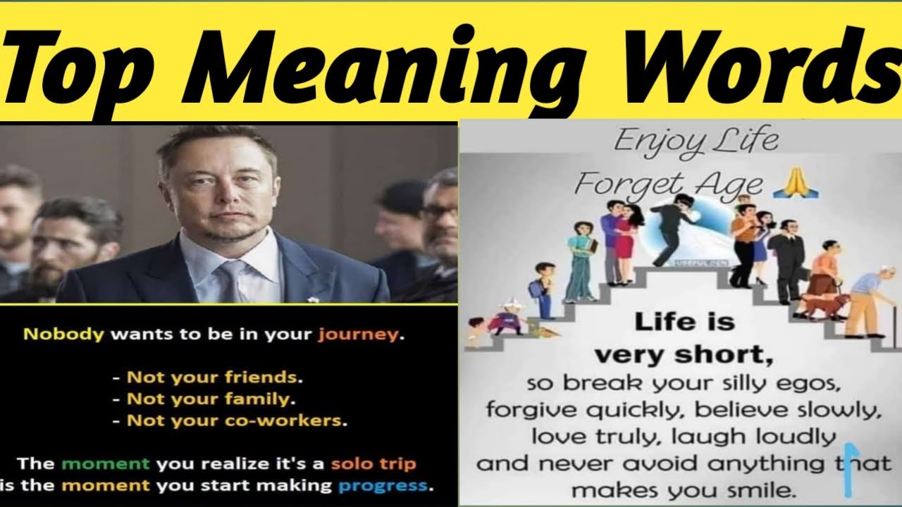 Top Meaning Motivational words # 28 - YouTube