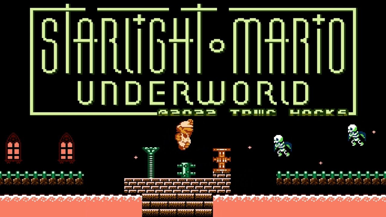 Super Mario Bros. Starlight Mario: Underworld Gameplay [1080p] - YouTube