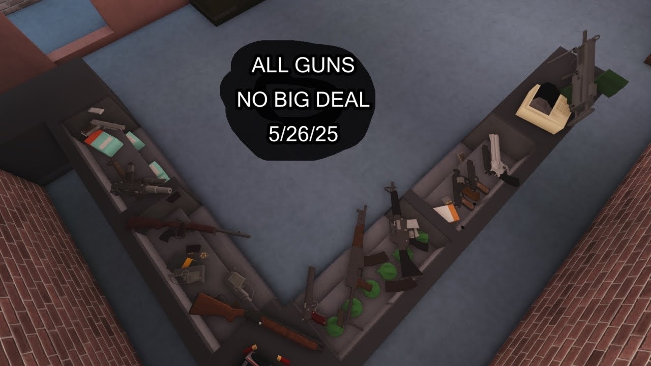 All Guns in roblox No Big Deal(Outdated) - YouTube