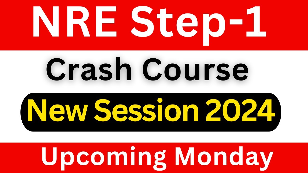NRE Step-1 Crash Course - YouTube