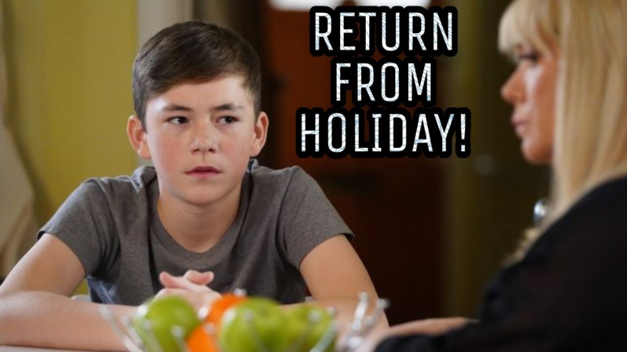 EastEnders - Sharon Mitchell & Dennis Rickman Jr return from Holiday ...