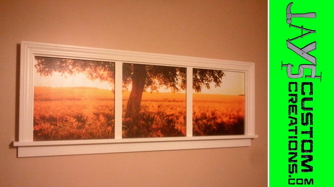 Window Frame Picture Frame Video 2 - 046 - YouTube