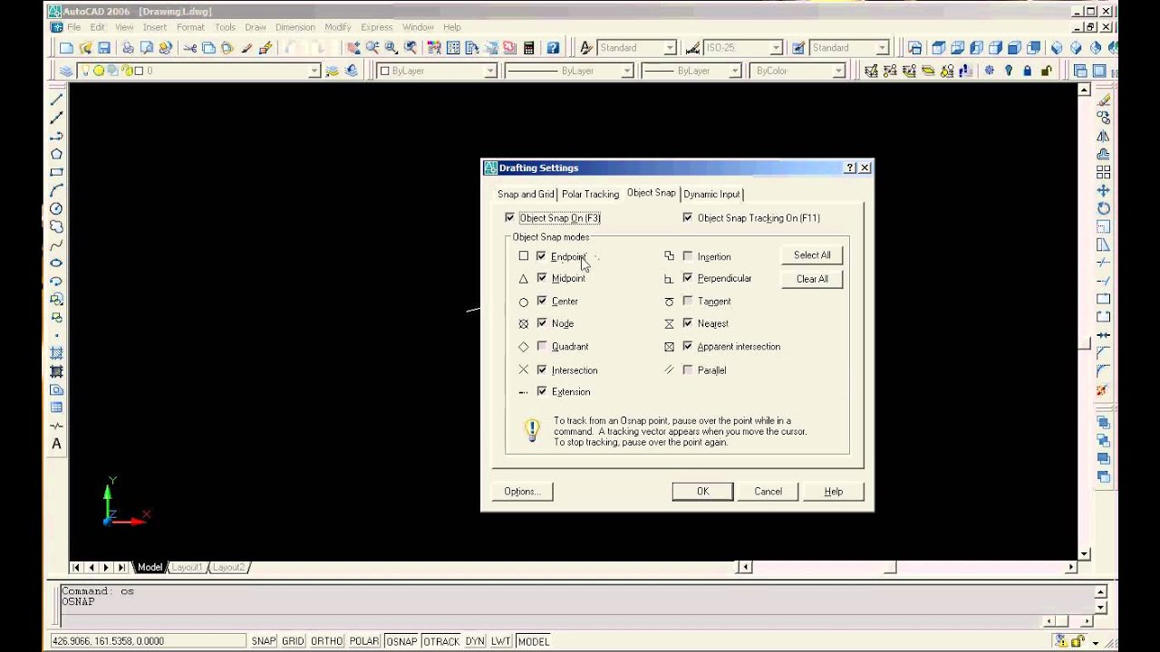 Autocad Configuraci n De Osnap YouTube autocad-configuraci-n-de-osnap-youtube