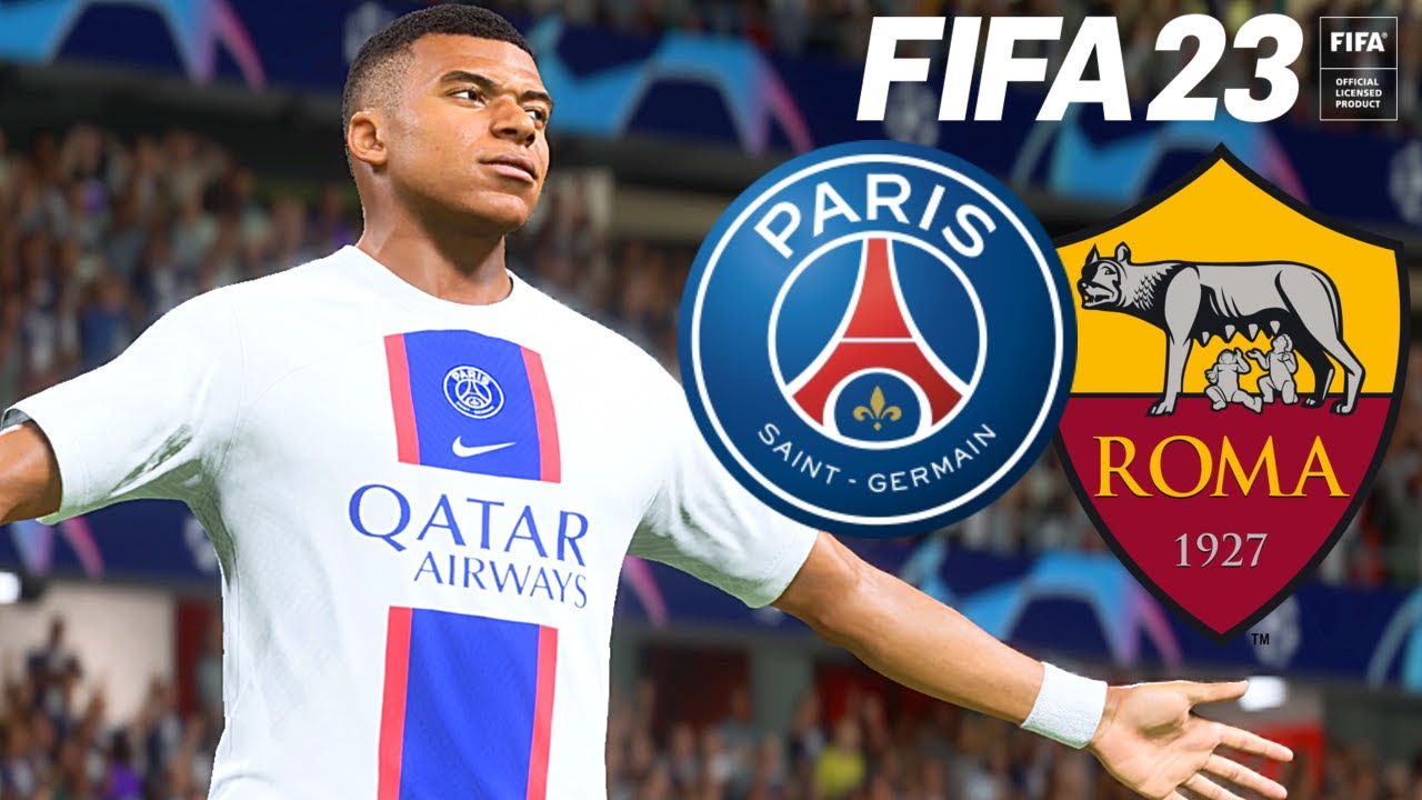 PSG - AS ROMA // FIFA 23 Realistic Gameplay & Graphics MOD - YouTube