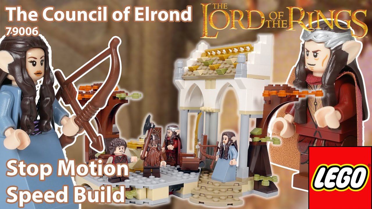 Lord of the Rings - The Council of Elrond - Stop Motion Speed Build ...
