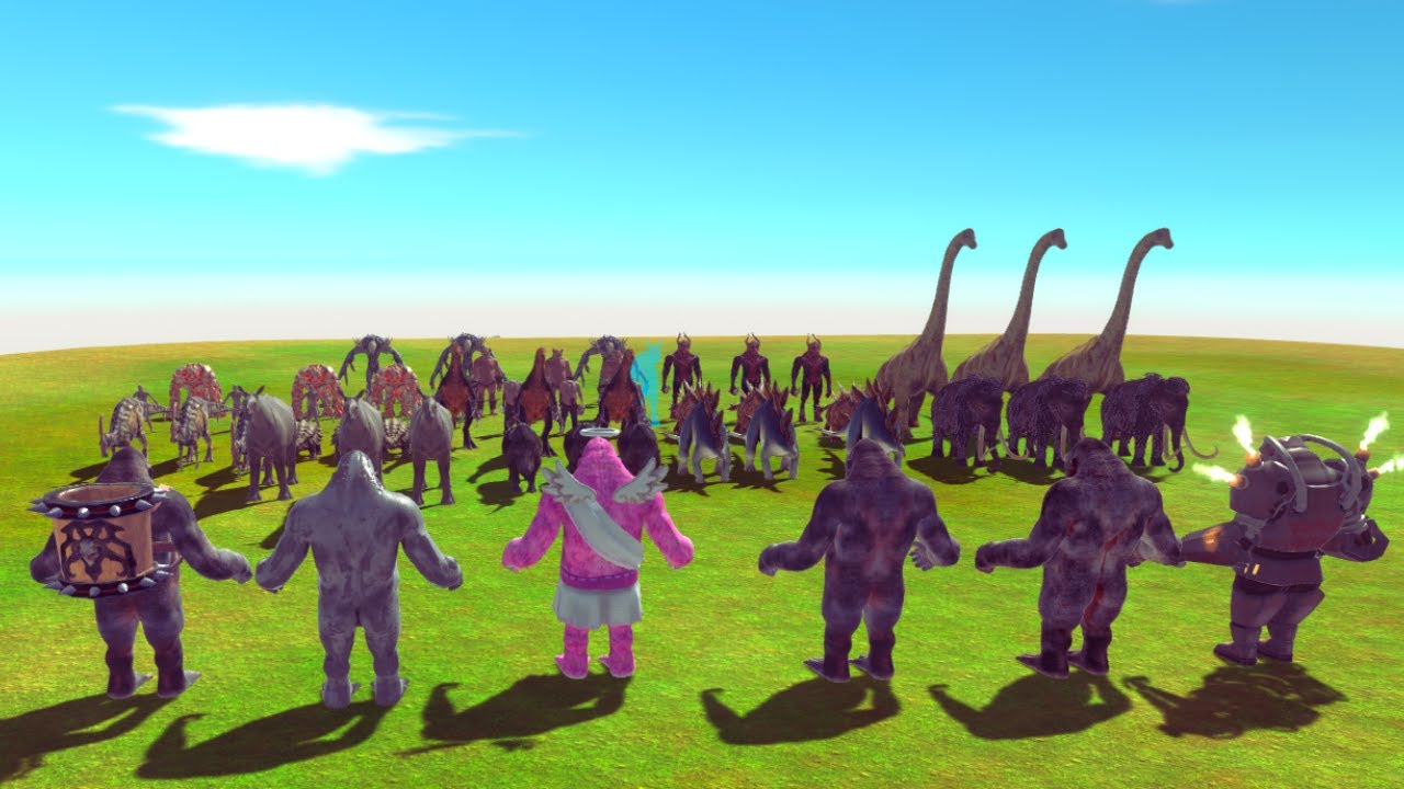 ALL SKIN GORO VS 3X FACTION | Animal Revolt Battle Simulator - YouTube