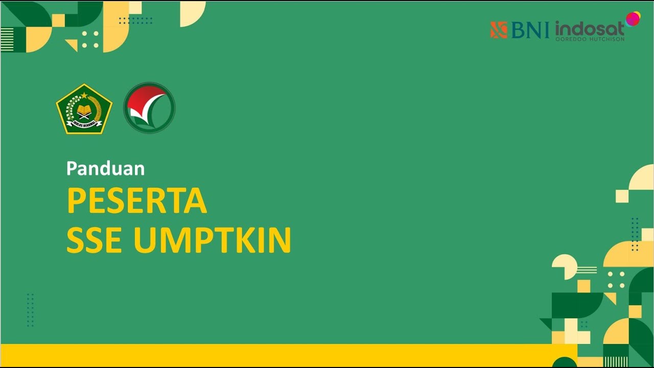 Panduan Penggunaan Aplikasi Ujian SSE UMPTKIN Tahun 2022 - YouTube