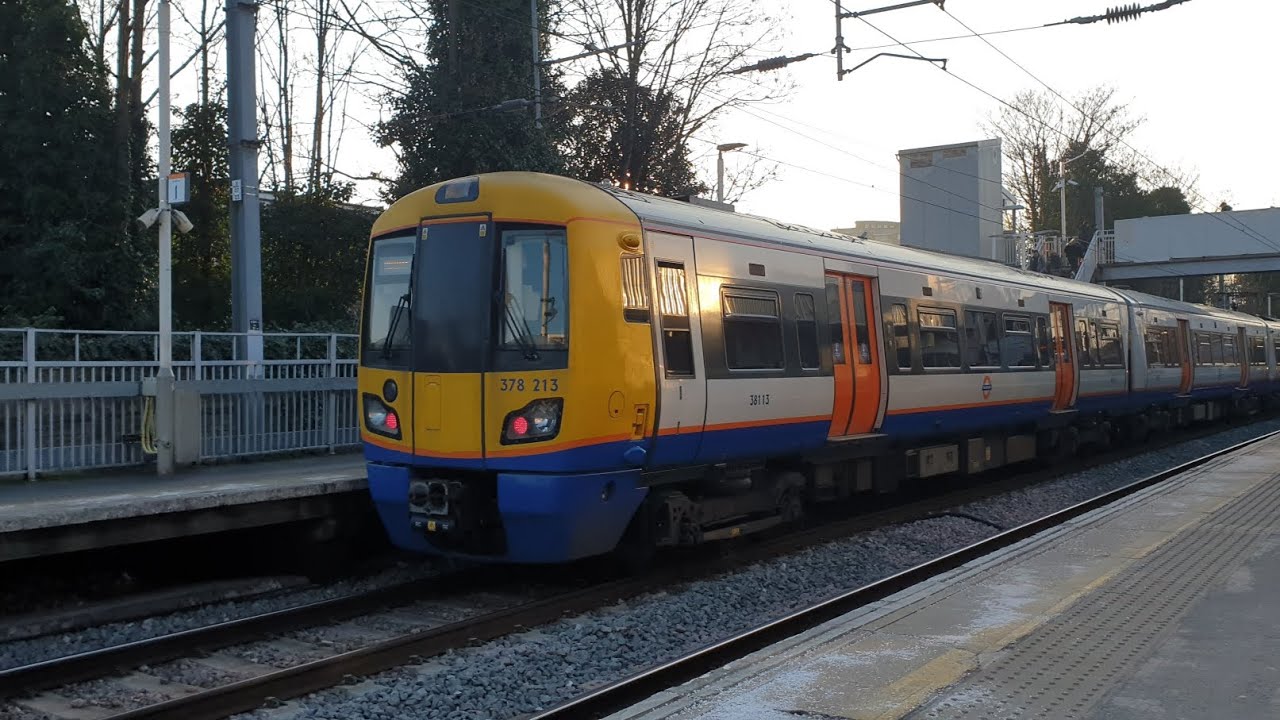London Overground Class 378213 at Hackney Central - YouTube