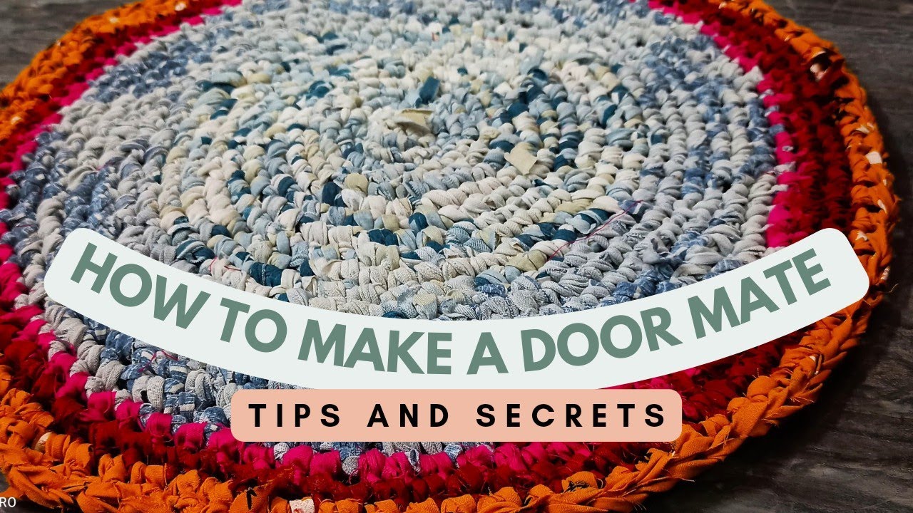 how to make a door mat😉😊 tips and secrets😉😊🙈 - YouTube