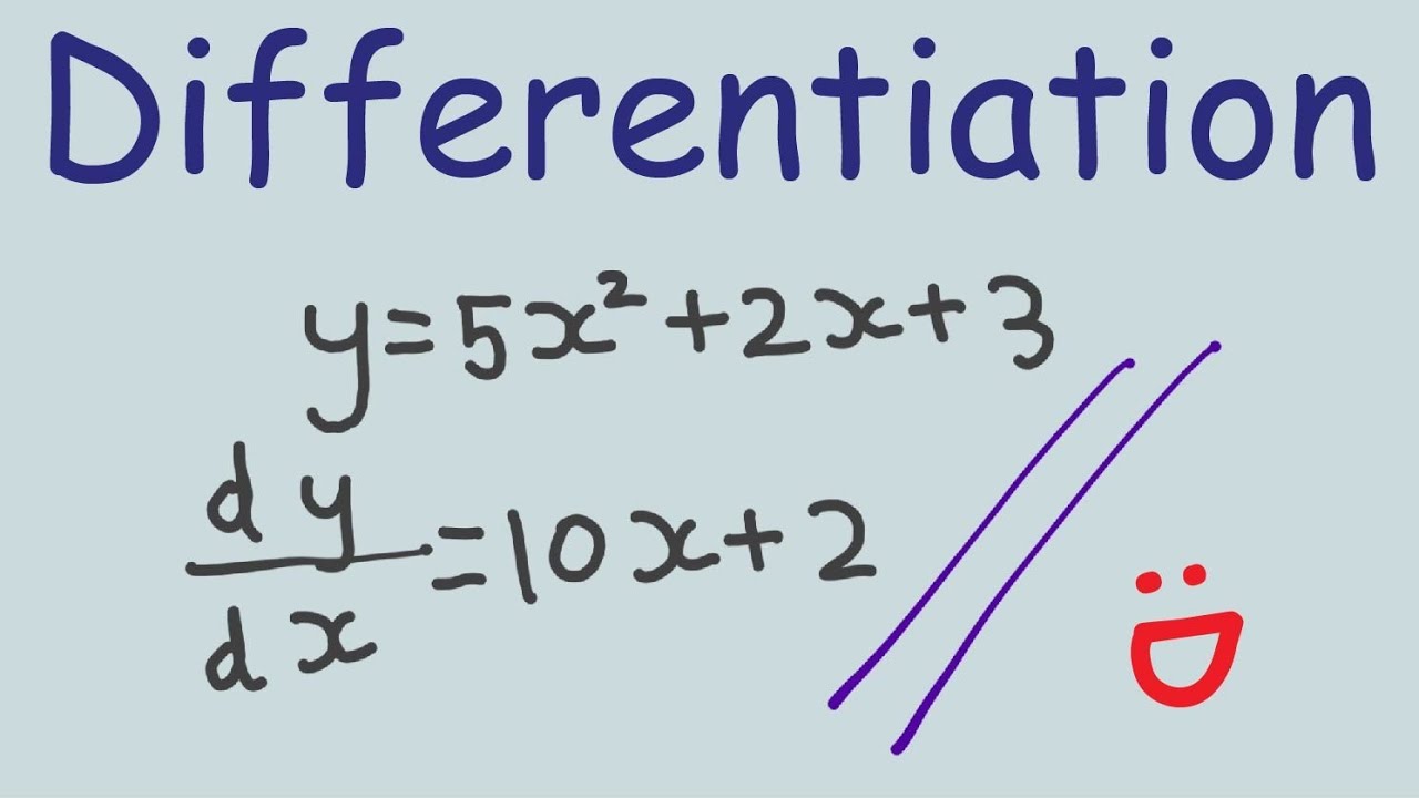 Differentiation - Introduction and Examples - YouTube