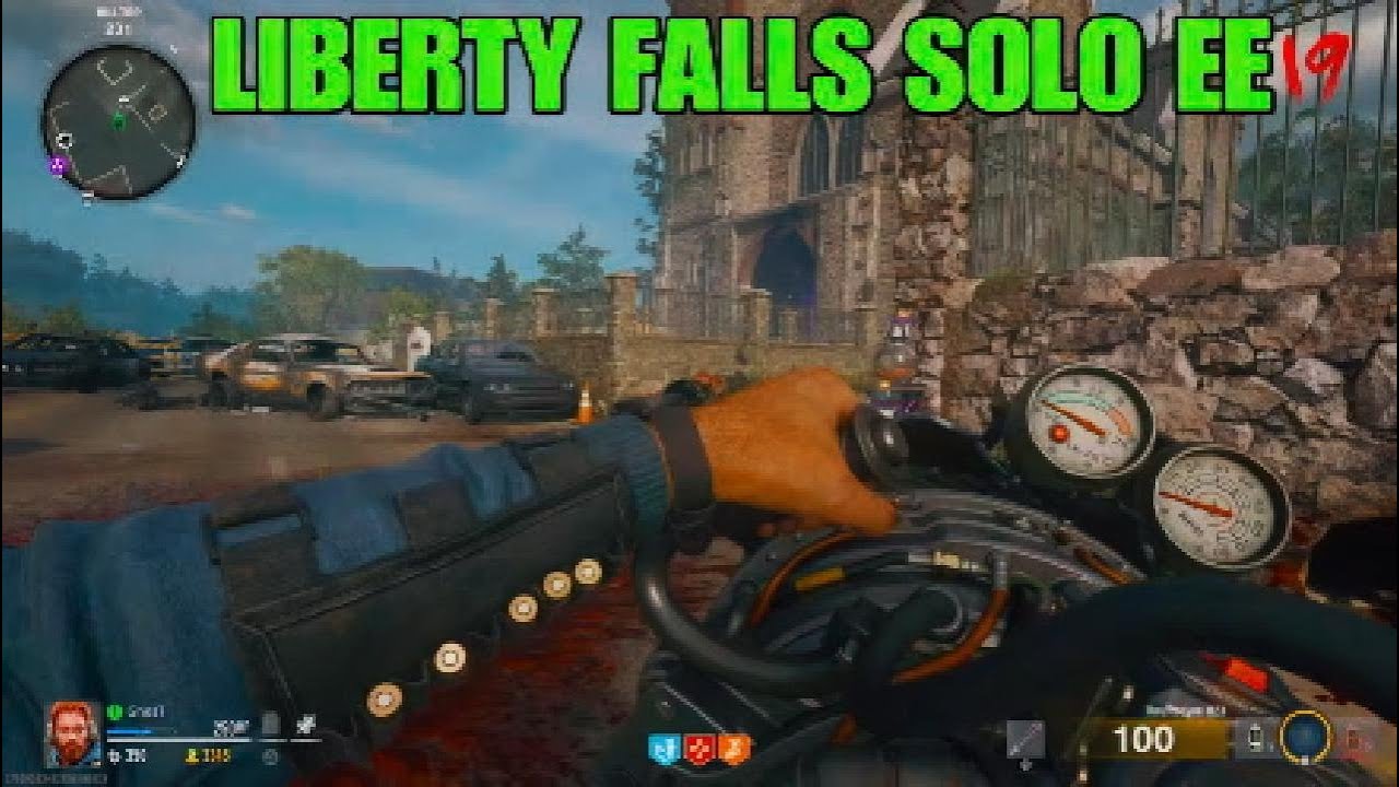 BO6 Zombies LIBERTY FALLS Solo EE - YouTube