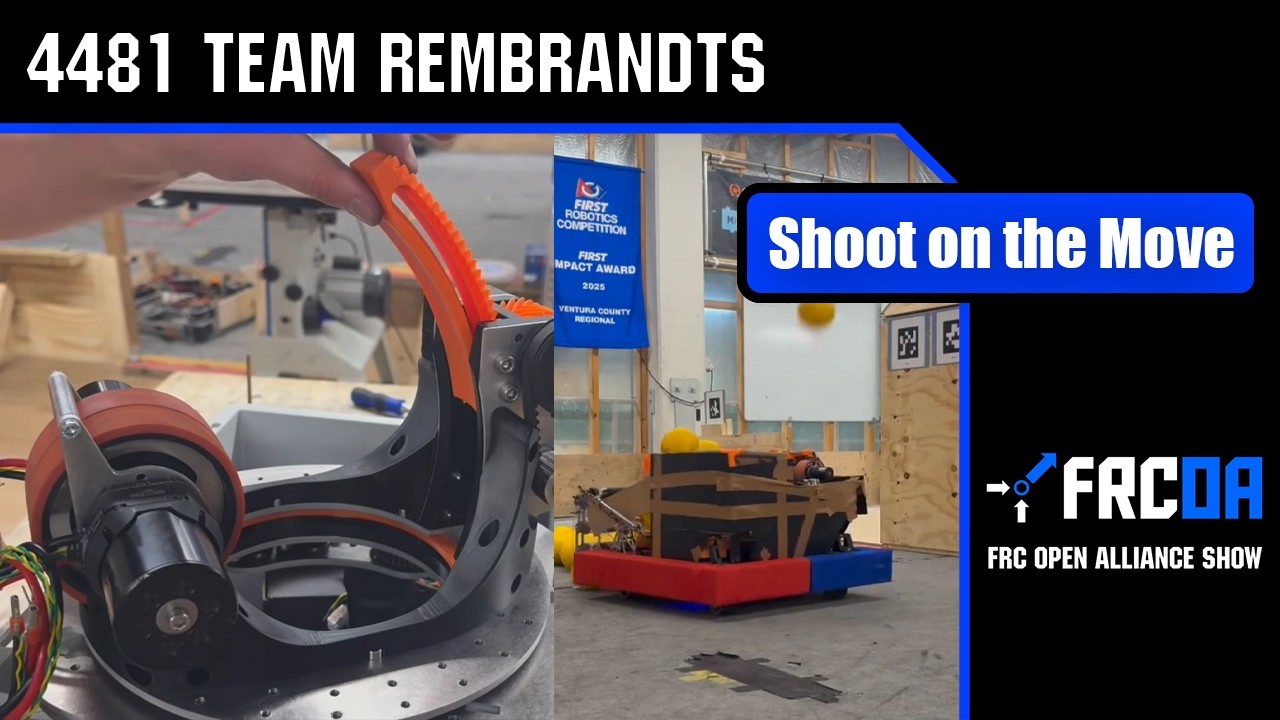 Shooting Fuel on the Move | 4481 Team Rembrandts | FRC REBUILT - YouTube