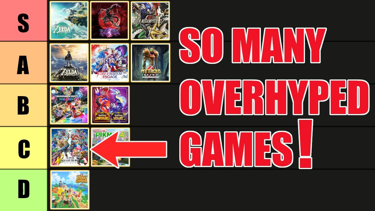 Ranking Nintendo Switch Exclusive Games From BEST To WORST!! - YouTube