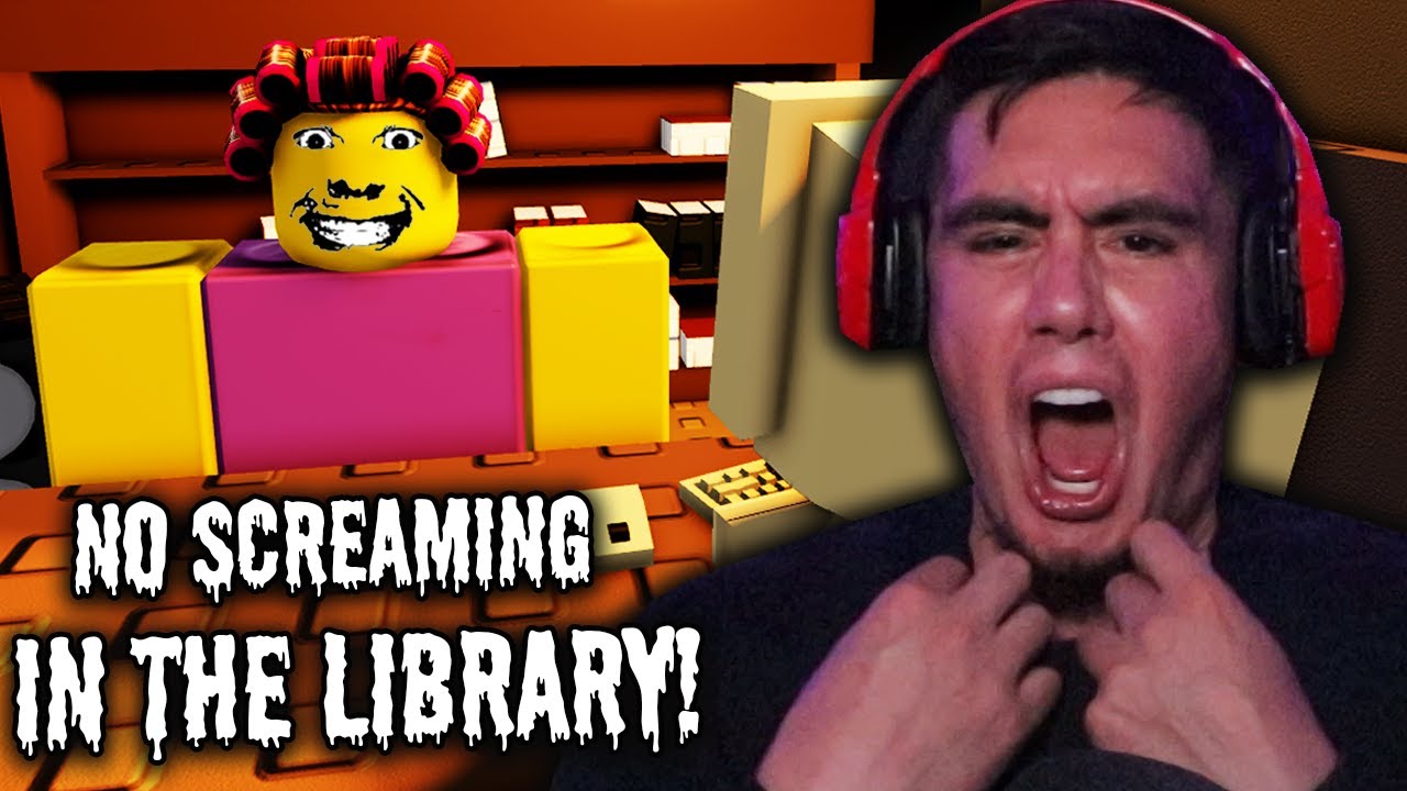 Why in the world is there a WEIRD STRICT LIBRARIAN?! - YouTube