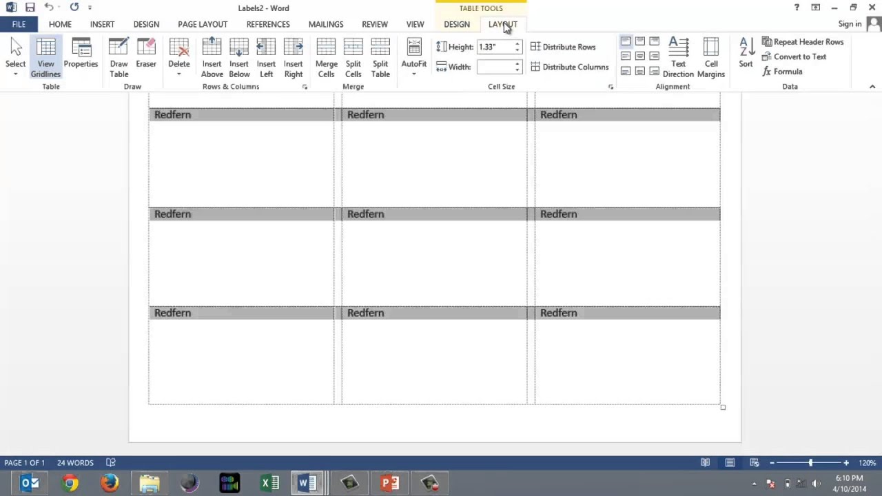 Redfern Tutorial Including Mail Merge - YouTube