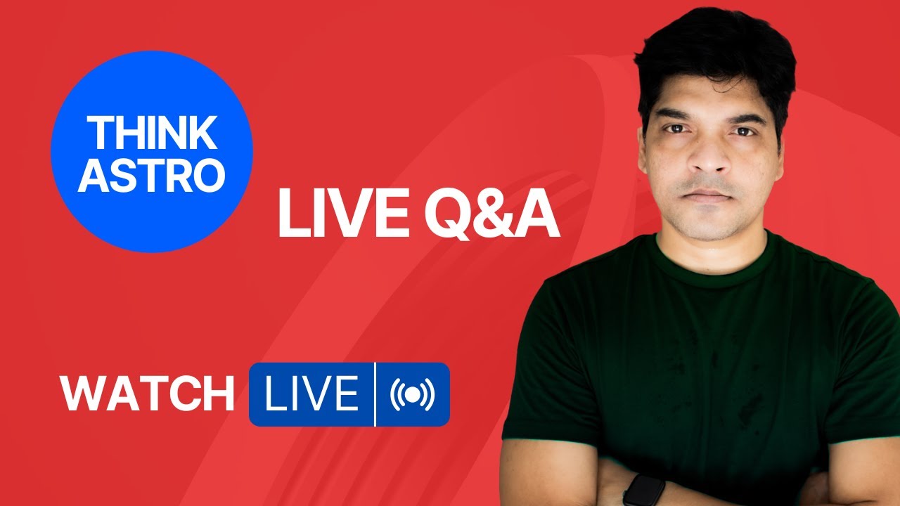 Live Q&A Saturday 7PM - YouTube