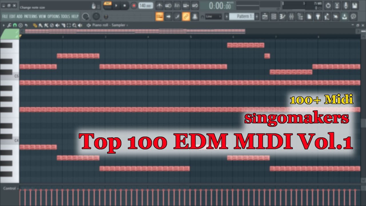 Midi Pack Free Download | Singomakers - Top 100 EDM MIDI Vol 1 - YouTube
