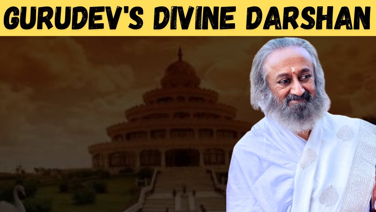 Divine Darshan with Sri Sri Ravi Shankar | Live from Bangalore Ashram ...