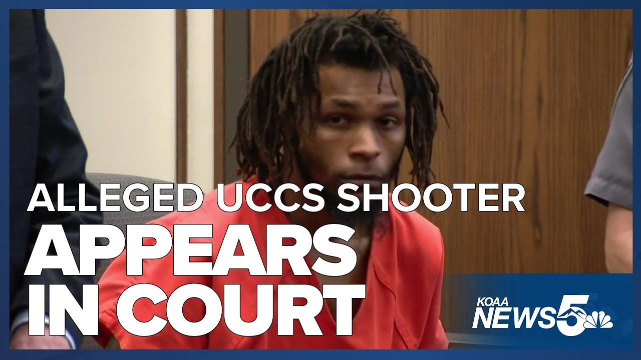 Alleged UCCS shooter Nicholas Jordan went before a judge today - YouTube