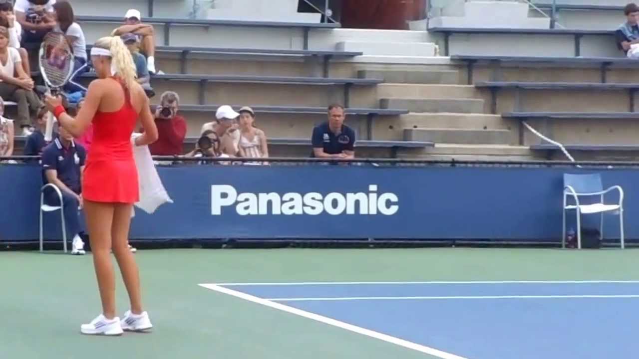 Best Legs in Women's Tennis - Kristina Mladenovic - YouTube