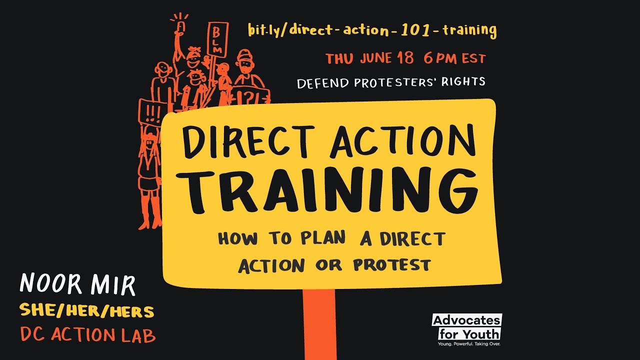 Protester Training: Direct Action 101 - YouTube