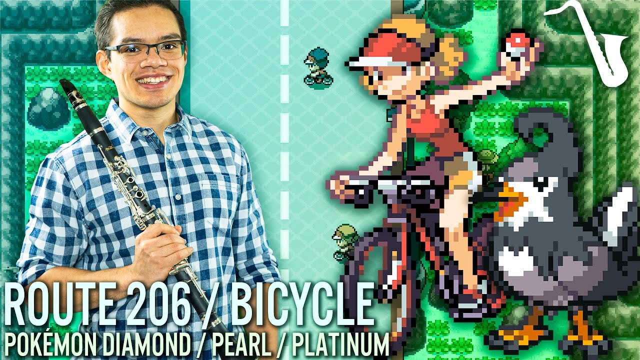 Pokémon DPPt: Route 206 / Bicycle Theme Jazz Arrangement - YouTube