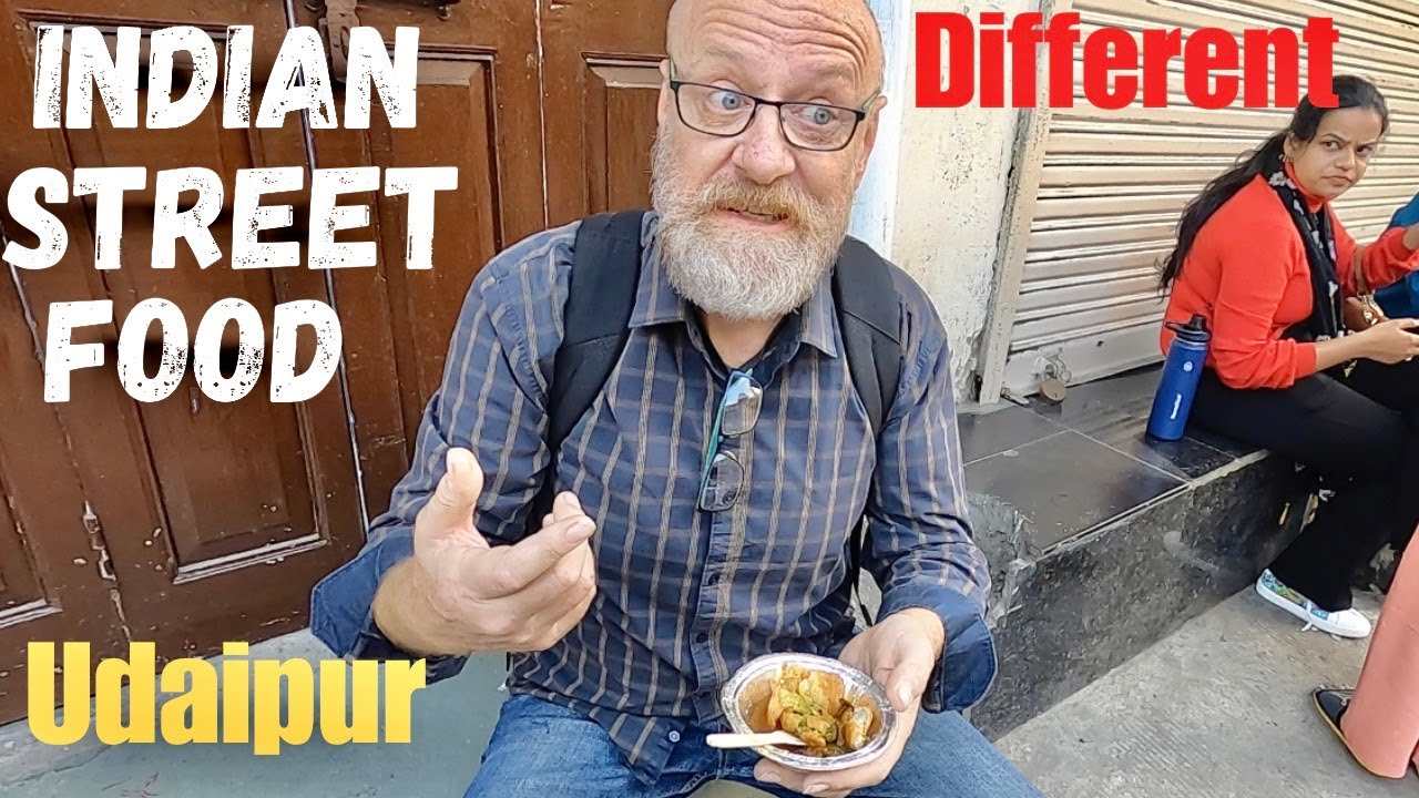 Strange Indian street food in Udaipur. - YouTube