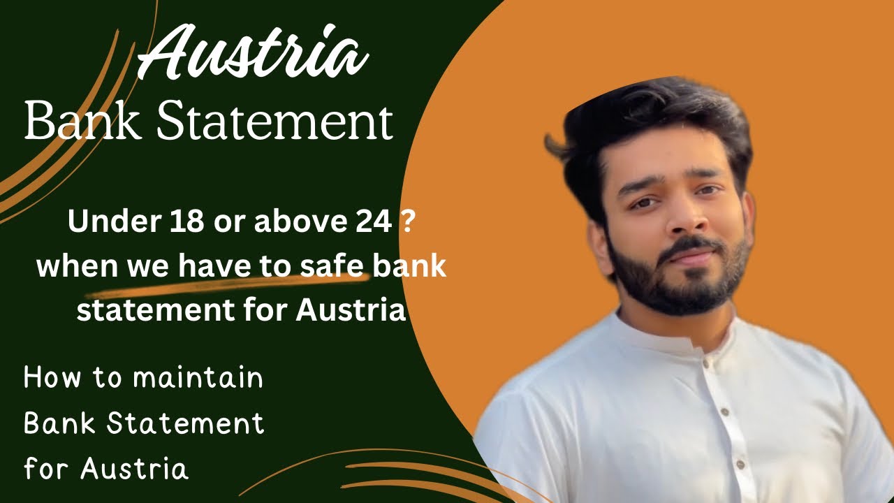 Austria🇦🇹Bank Statement|How to Maintain Bank statement for Austria ...