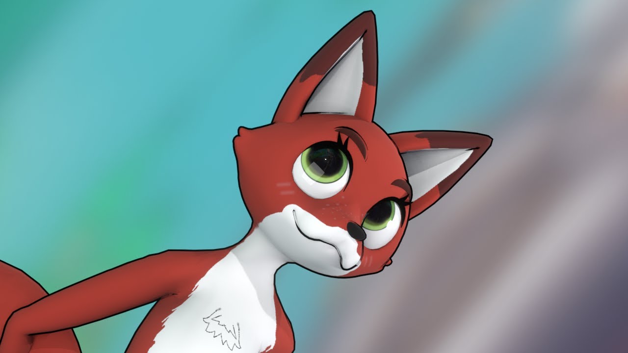 Red fox | Blender 3D - YouTube