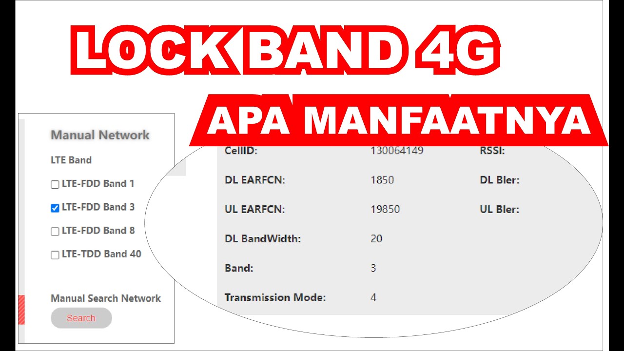 Lock band lte apa fungsinya # lock band - YouTube
