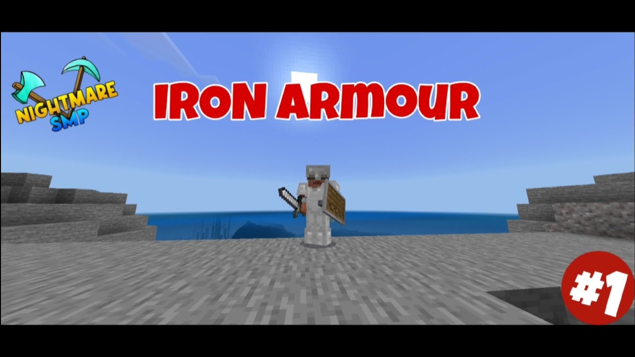 completing My full iron armour in nightmare SMP #nightmaresmp #viral # ...