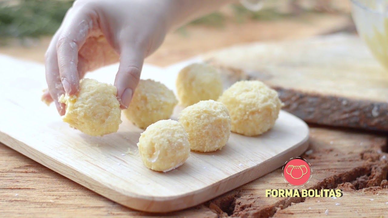 Bolitas de yuca con miel | Receta fácil y deliciosa - YouTube