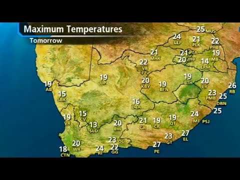 SA #Weather forecast | 19 May 2018