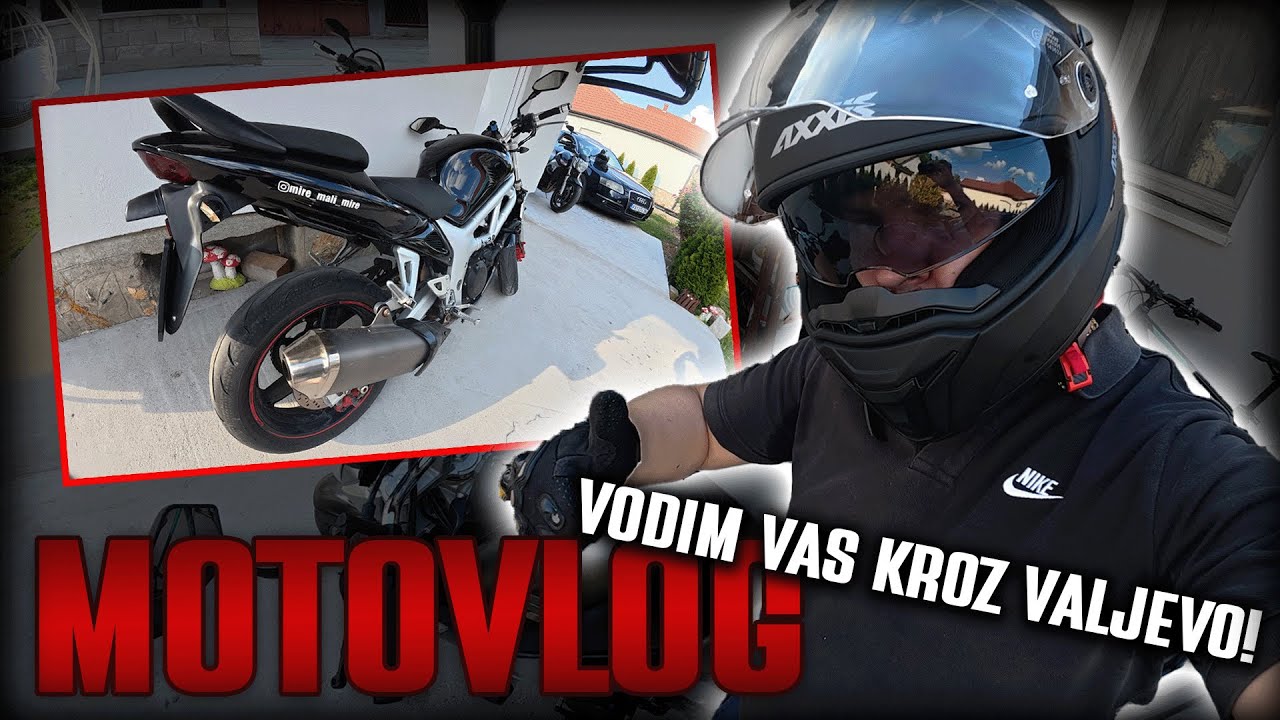 Vožnja kroz Valjevo – Moj grad, mojim očima *MOTO-VLOG pt1* - YouTube