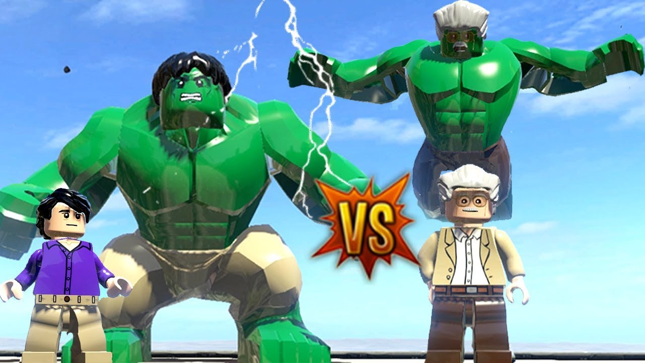 Lego Hulk (Transformation) VS Stan Lee - LEGO Marvel Superheroes - YouTube