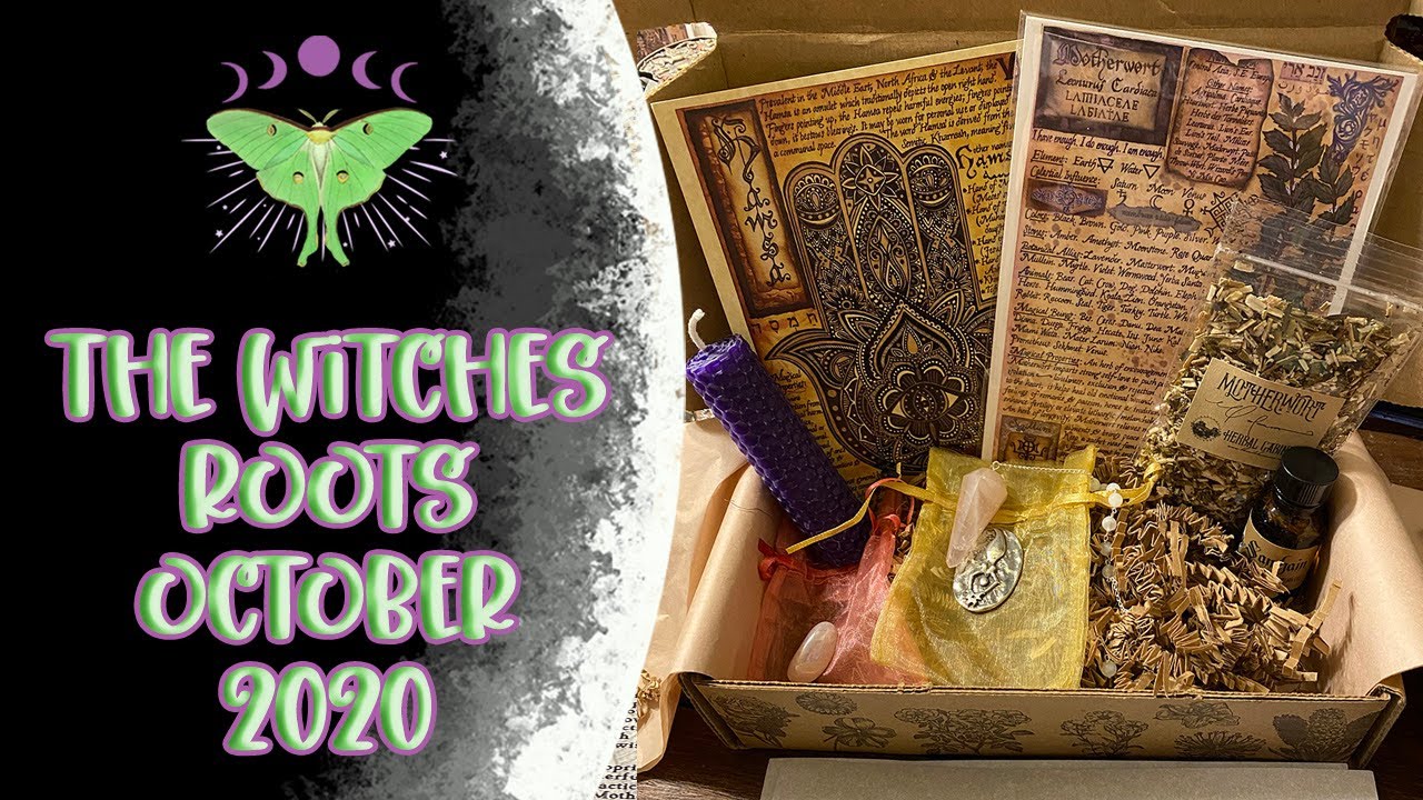 The Witches Roots October 2020 unboxing - YouTube