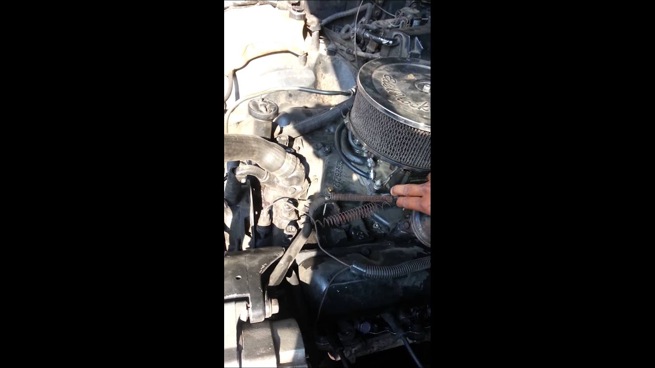 307 motor 1985 cutlass supreme - YouTube