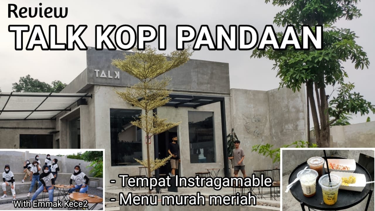 TALK KOPI PANDAAN | Tempat nongkong yang instragamable dan menu murah ...