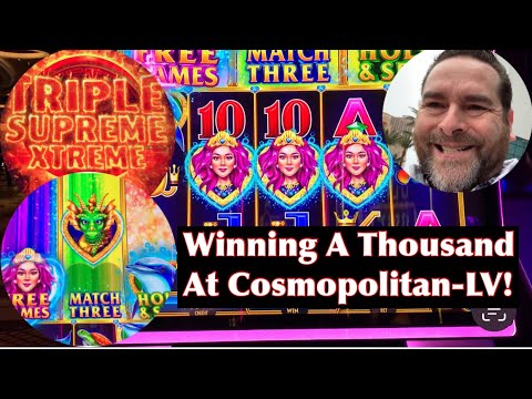 Triple Supreme Xtreme Slot Gives Me Over $1K In Wins At Cosmopolitan ...