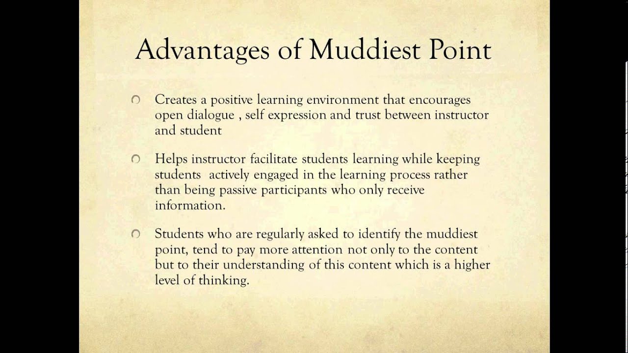 PIPD 3230 : Muddiest point - YouTube