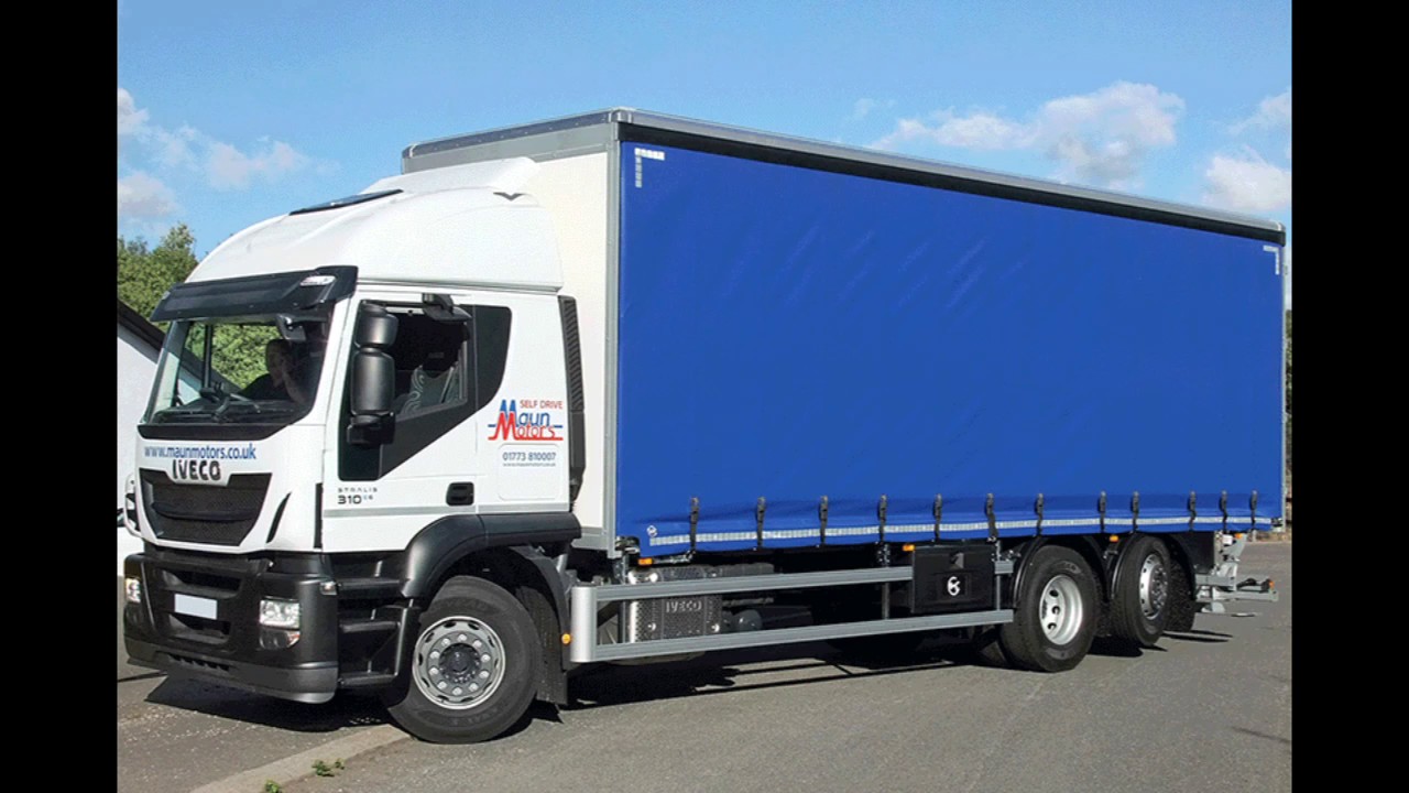 Hire an Iveco 26t Curtain-Side Lorry with Moffett Forklift mounting kit ...