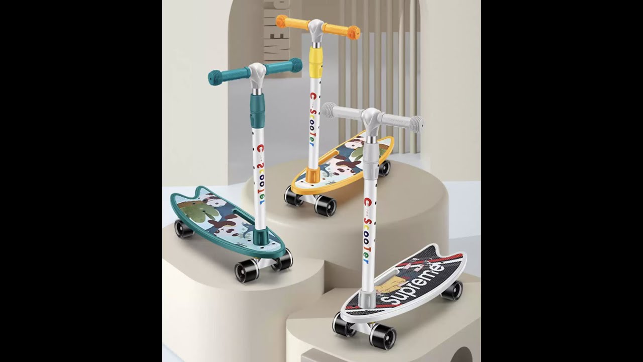 Trotineta 2 in 1, cu skateboard, cu lumini in roti, SK10 - Krista.ro ...