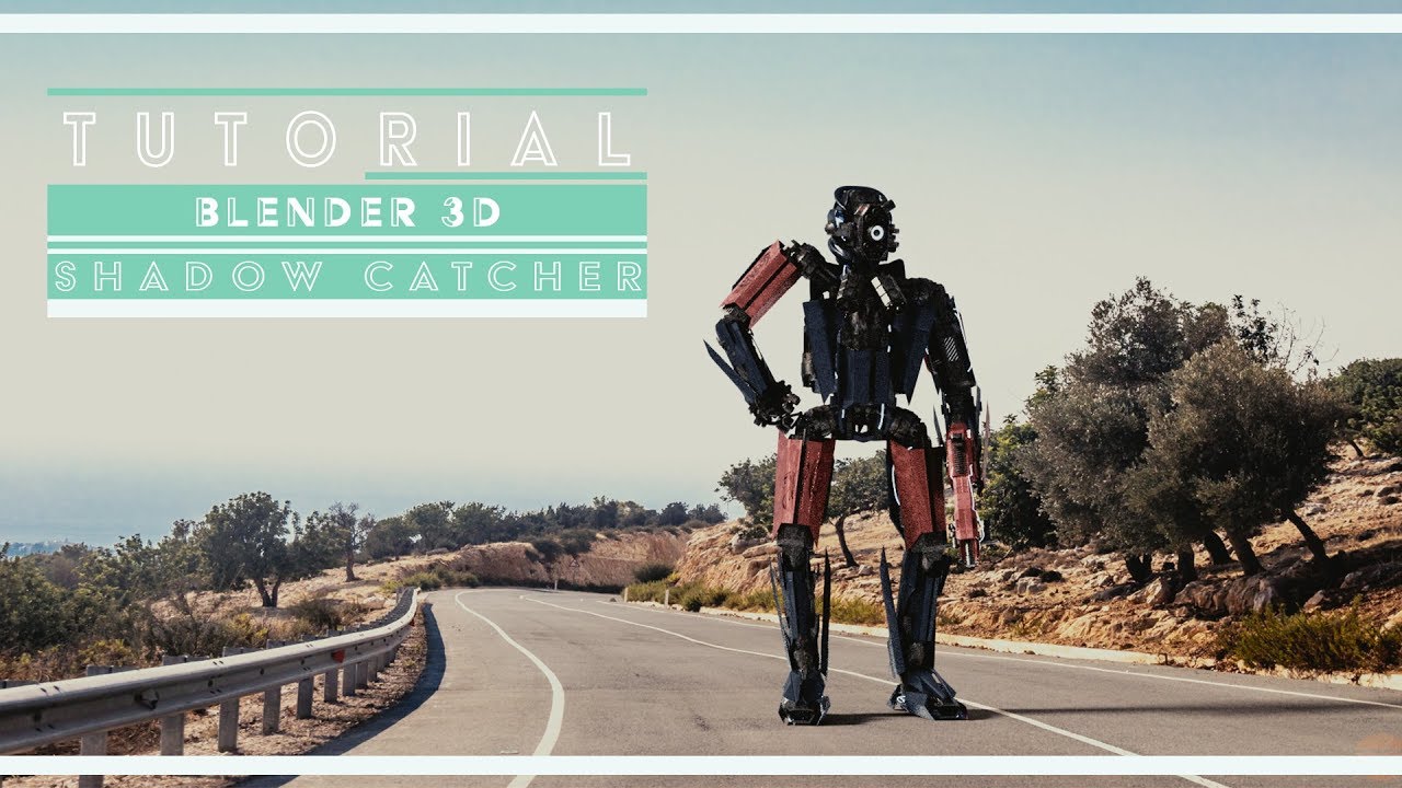 Alpha Shadows | Blender | Live Action Footage EASY | Shadow Catcher in ...