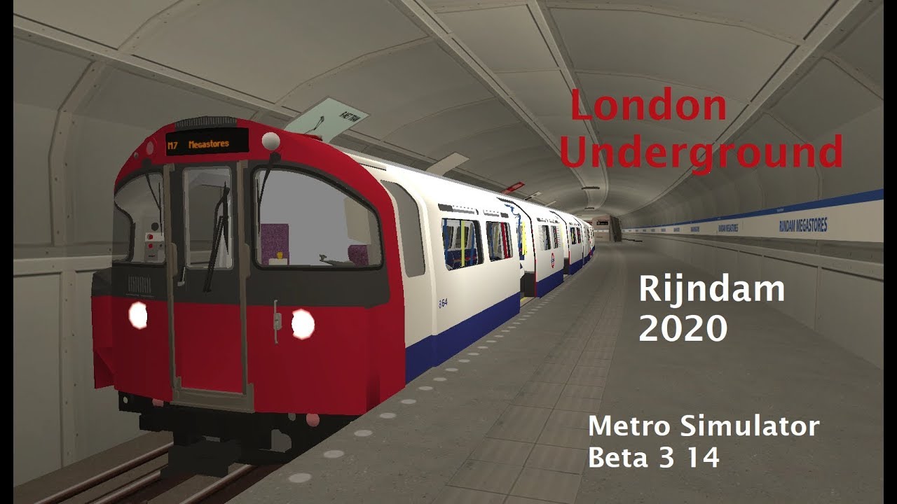 Metro Simulator Beta 3 14 Rijndam 2020 London Underground - YouTube