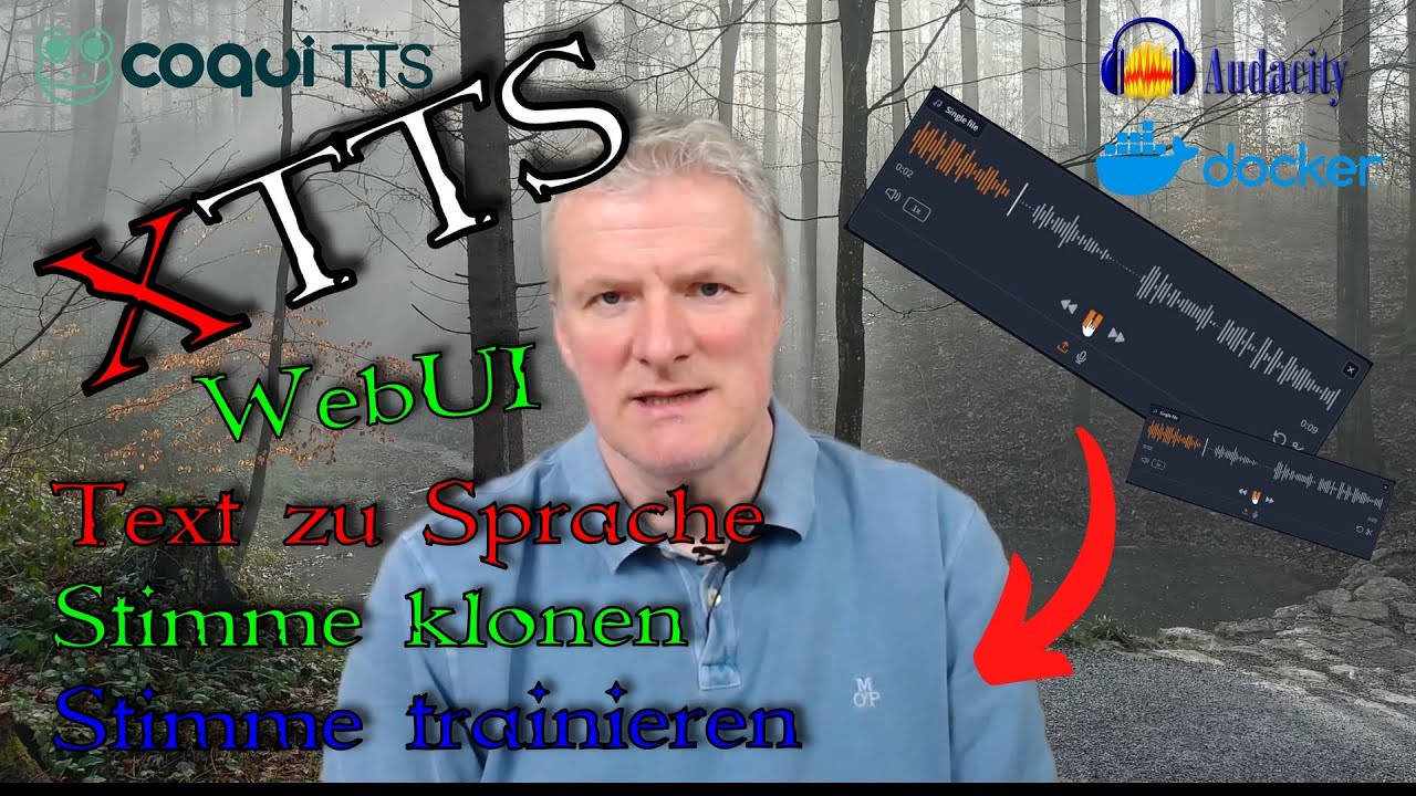 Stimme klonen mit XTTS (webui / docker / lokal) - für Einsteiger (deutsch/german) - YouTube