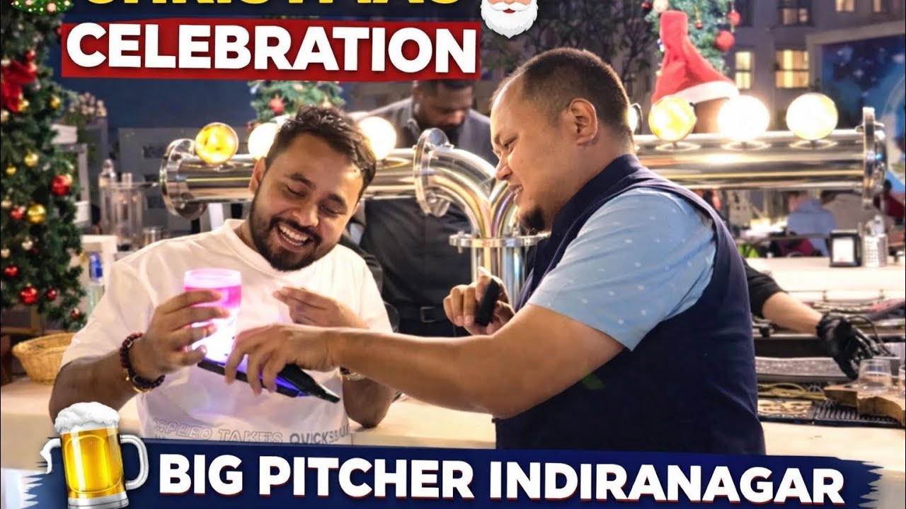 Christmas Celebration at Big Pitcher Indiranagar 🎄 | Food, Drinks ...