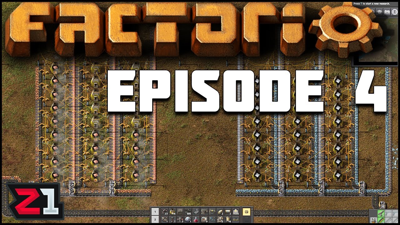New Factory New Layout! ! Factorio Episode 4 | Z1 Gaming - YouTube