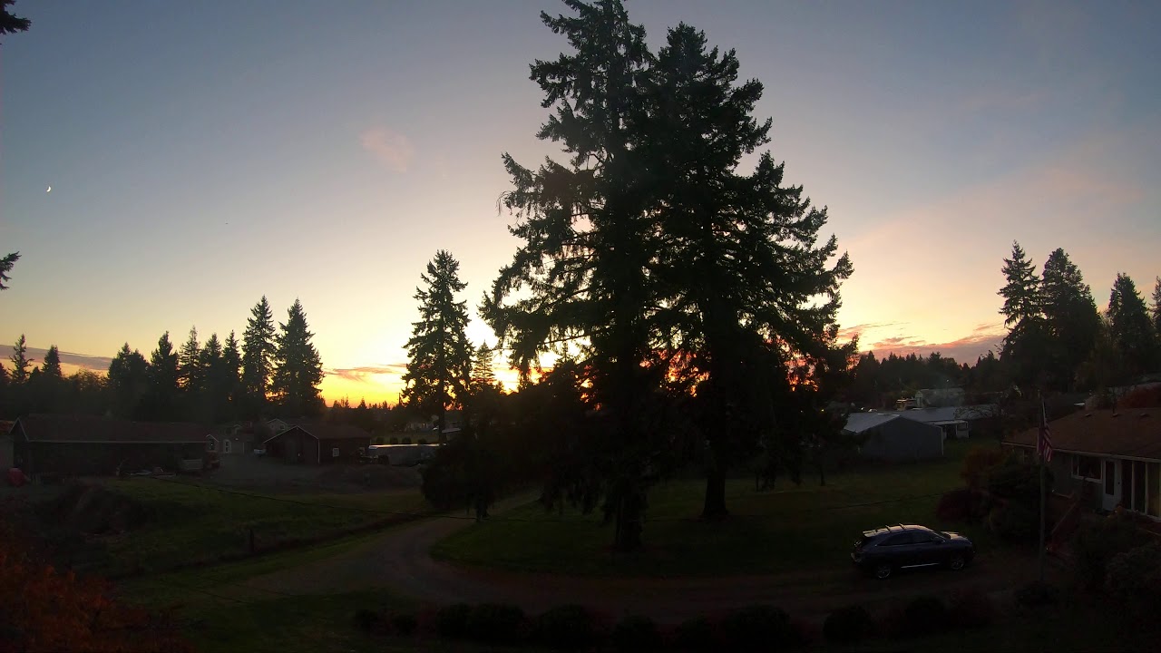 East Renton Highlands sunset timelapse in 4K - YouTube