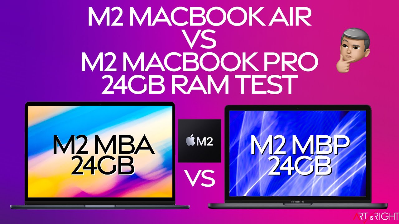 24GB M2 MacBook Air vs 24GB M2 MacBook Pro. How much faster is active ...