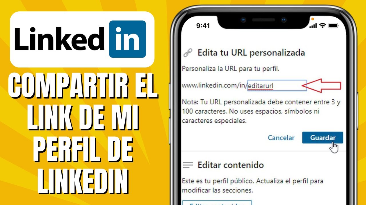 Cómo COMPARTIR El Link De Mi Perfil De LINKEDIN - YouTube